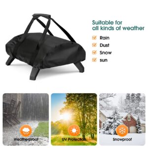 Hohong Pizza Oven Cover for Bertello Outdoor Pizza Oven, Portable Carry Pizza Grill Cover Pizza Oven Accessories All Season Protection Waterproof Dustproof