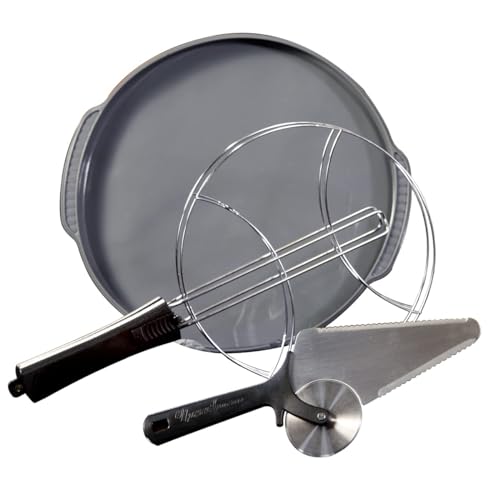 Nuwave Oven Pizza Kit with Pizza Liner, Pizza Flipper & Dual Pizza Cutter/Server