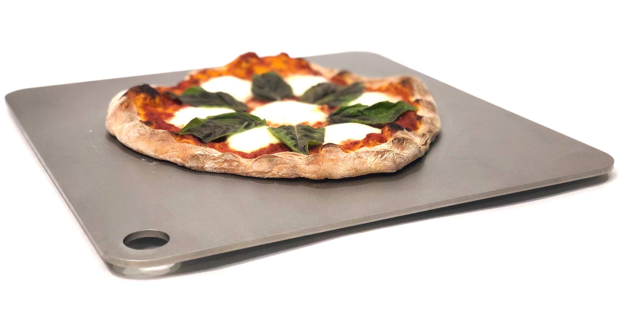 Square Pizza Steel by Conductive Cooking (3/16" Standard, 14"x20" XL)