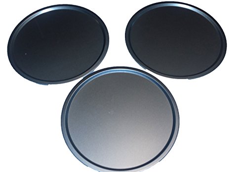 Cooking Concepts Italian THREE 12 inch Pizza Pans for baking Pizzas, cookies or Biscuits