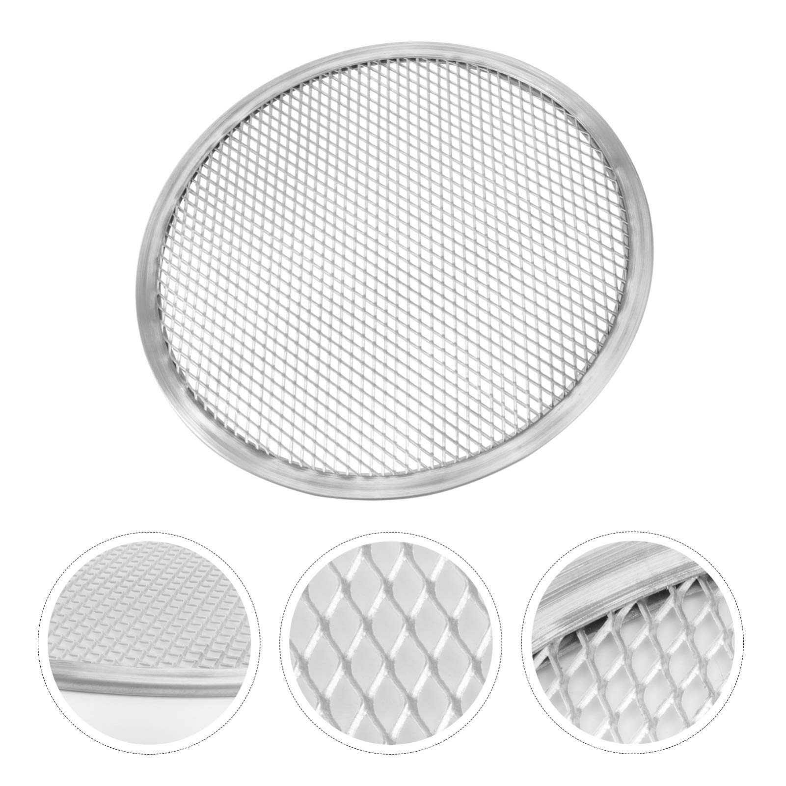 DOITOOL Nonstick Pizza Pan 20 Inch Round Bakeware Perforated Pizza Fries Bread Cookies Baking Pan for Home Kitchen Oven