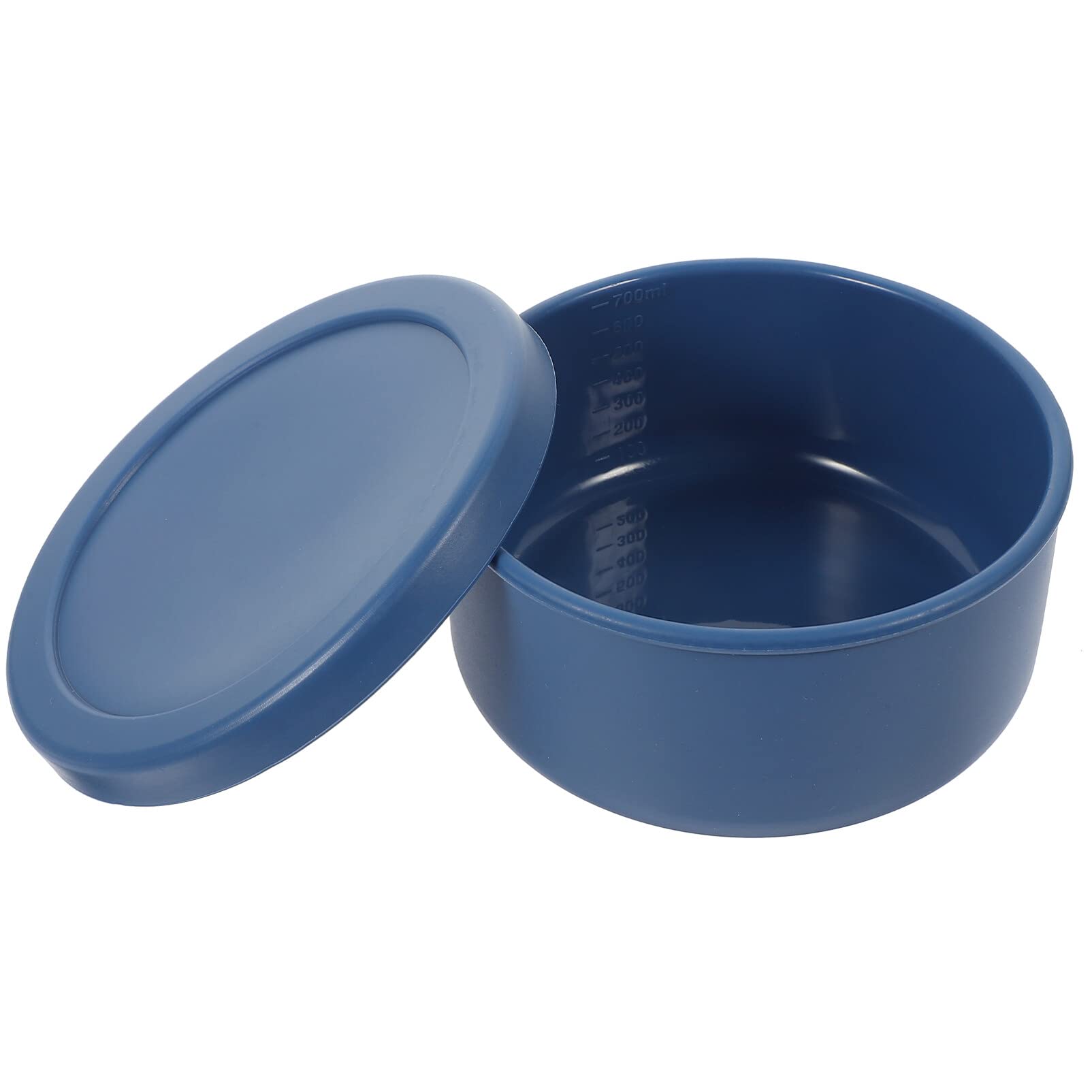 Tofficu Silicone Dough Bowl Pizza Dough Box Household Dough Proofing Box Dough （700ML,Blue