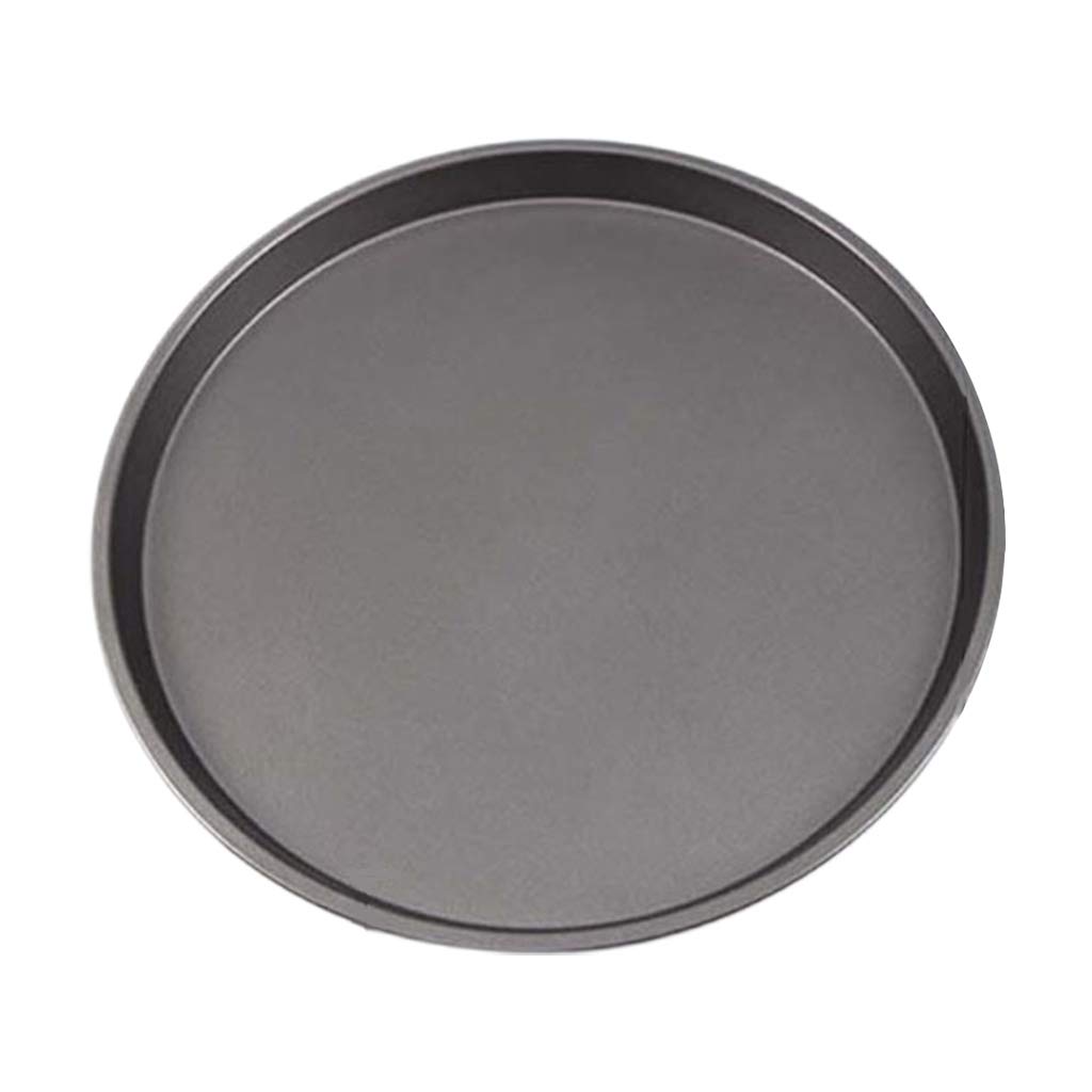 SHUANGSHI Pizza Pan, 9/10/11/12-Inch Non-Stick Pizza Pan Carbon Steel Pizza Oven Tray Shallow Round Pizza Plate Pan Roasting Tin 9 inch