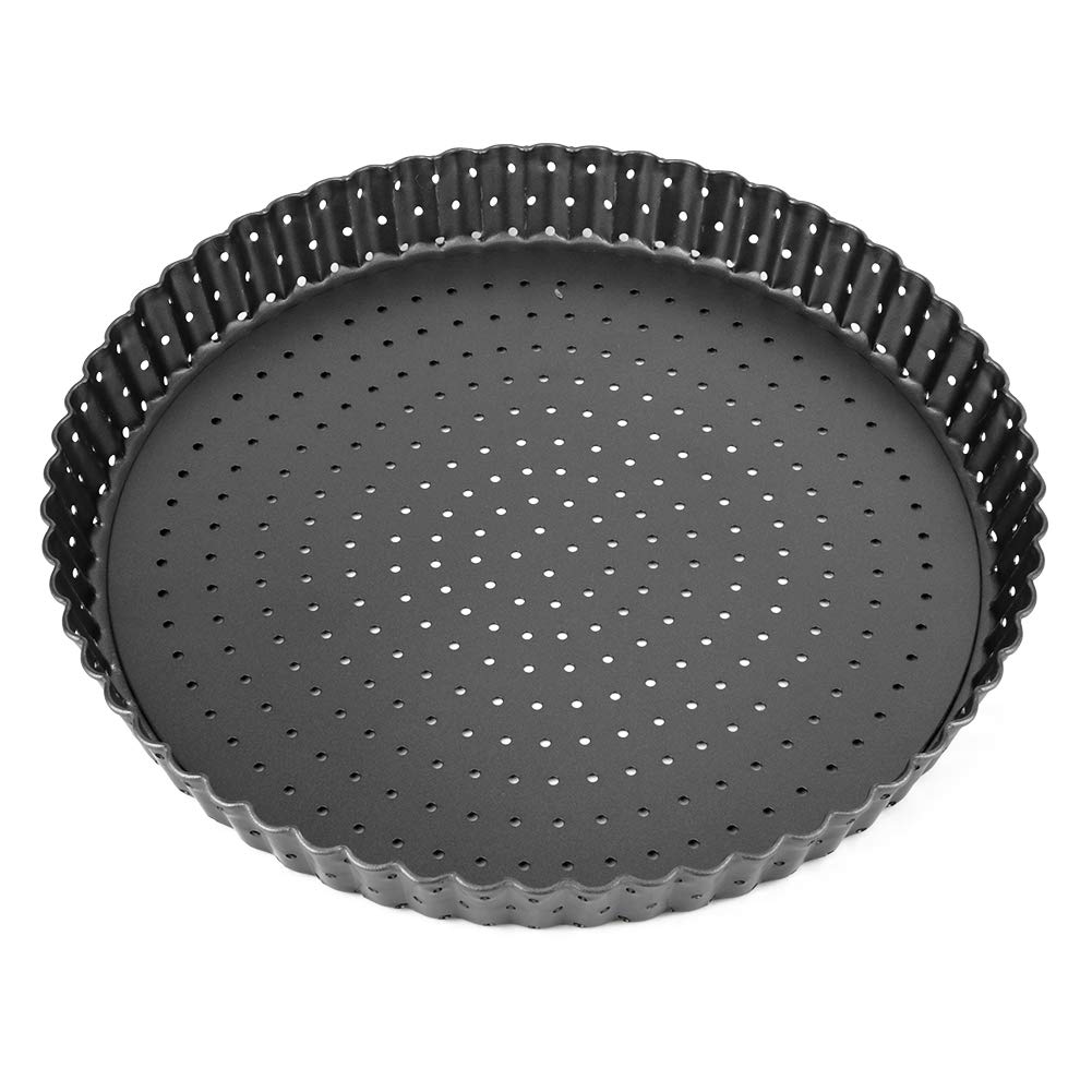 9 in Pizza Pan with Holes for Oven, Non-stick Bakeware Pizza Tray with Removable Bottom