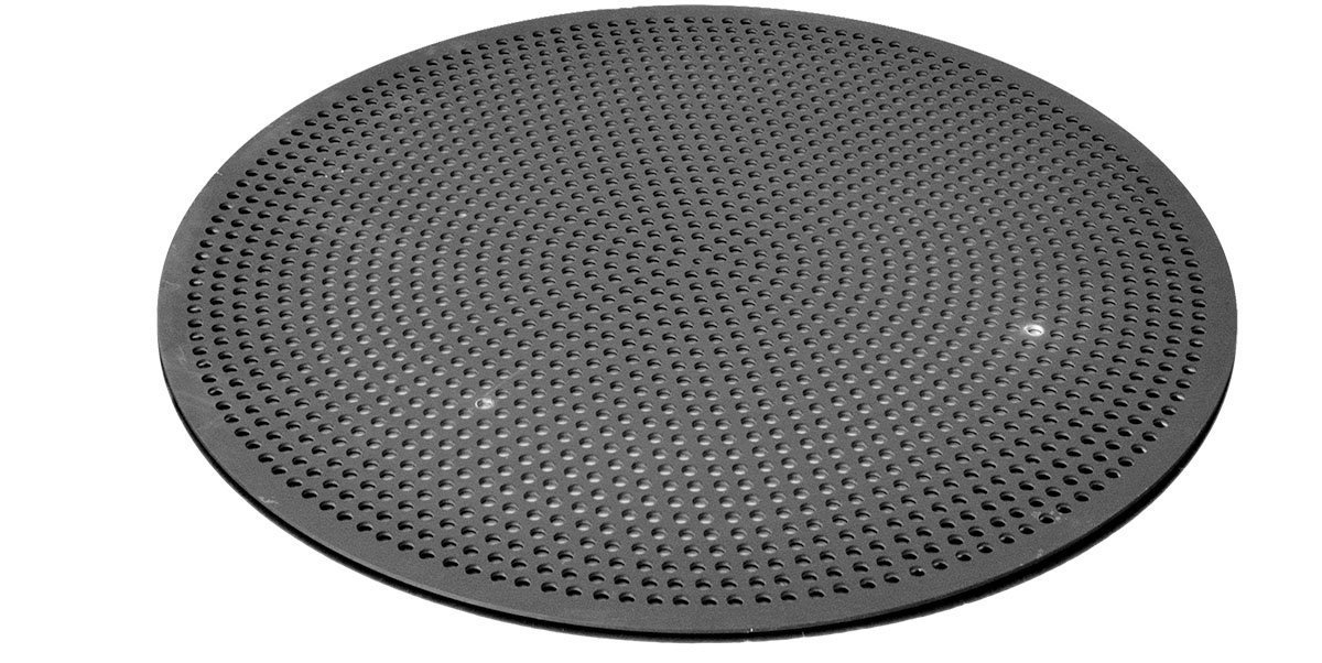 LloydPans Quik-Disk, Pre-Seasoned PSTK, Anodized Aluminum Jumbo 30 Inch Perforated Pizza Disk