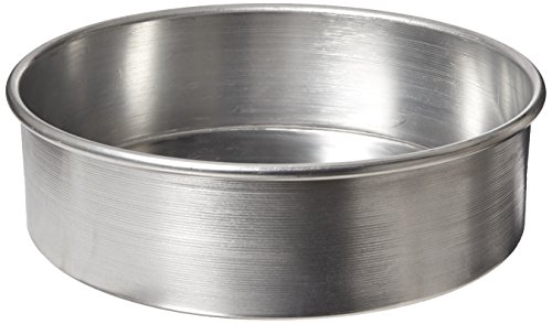 American METALCRAFT, Inc. American Metalcraft 3810 Aluminum Cake Pan, Silver, 10-Inch Diameter