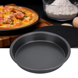 Non Stick Pizza Pan Dish Pizza Pan Kitchenware Baking Pan 2Pcs Deep Thickened Carbon Steel Baking Pan for Kitchen Bakery (9 inches)