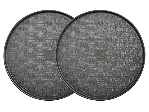 Taste of Home 14-inch/Medium Non-Stick Metal Pizza Pan – 2 Pack