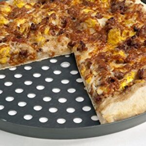 LloydPans Kitchenware 16 inch Perforated Pizza Pan