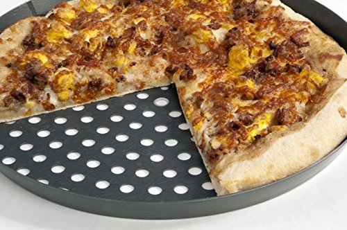 LloydPans Kitchenware 16 inch Perforated Pizza Pan