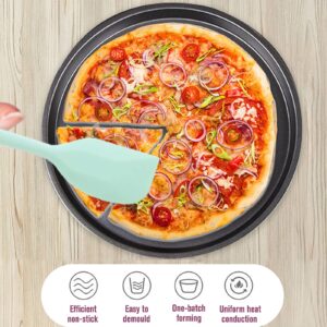 Non-Stick Oven Pizza Pan, 12 Inch Pizza Pans, Round Cake Baking Pan for Home Restaurant Kitchen Oven Baking, Easy to Clean and Dishwasher Safe