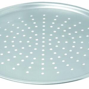 Chicago Metallic Commercial II Traditional Uncoated Perforated Pizza Crisper, Perfect for making delicious pizza pies right in your own oven, 14-Inches