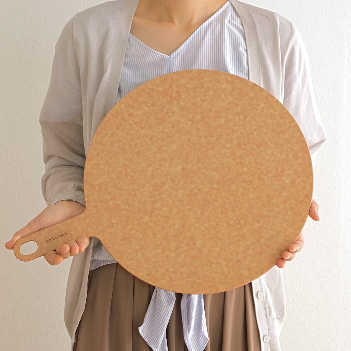 Epicurean 429-191401/NATURAL Round 14 Natural Pizza Board"