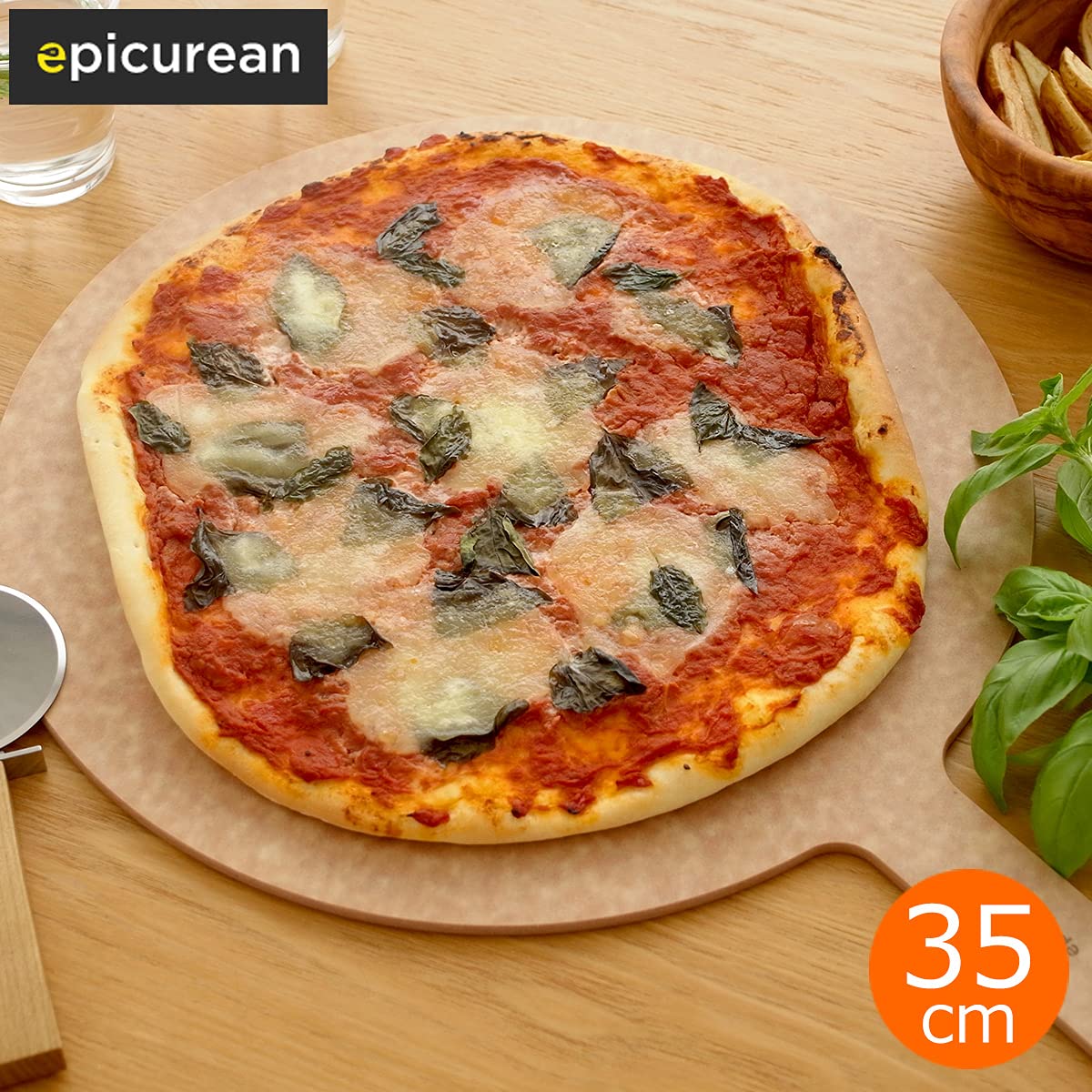 Epicurean 429-191401/NATURAL Round 14 Natural Pizza Board"