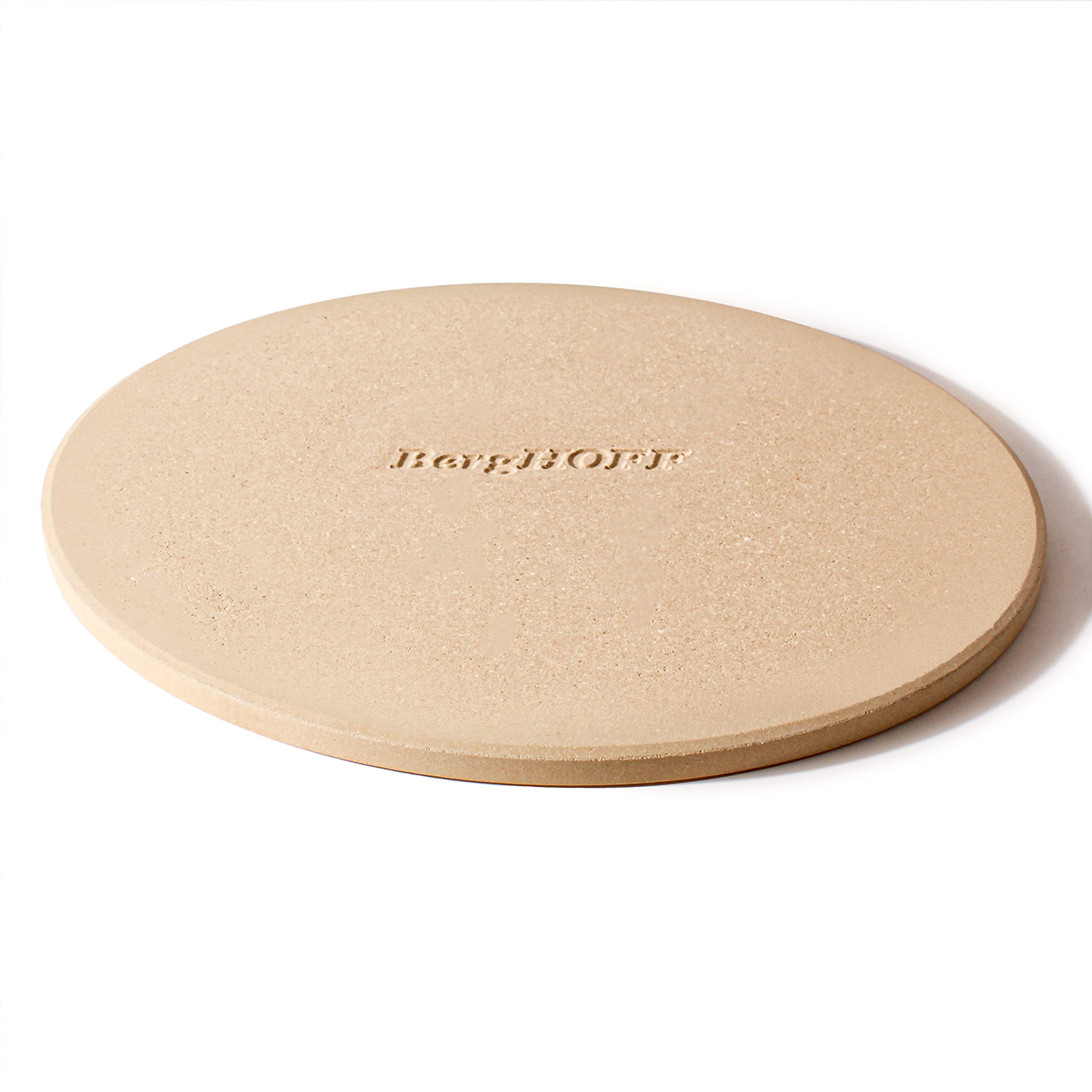 BergHOFF 2415495 Cordierite Pizza Baking Stone, 23 x 23 x 1 cm, Beige, 2 Piece