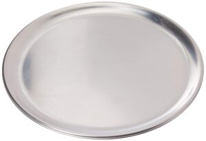 winco aluminum coupe style pizza tray, 8 inch - 1 each.