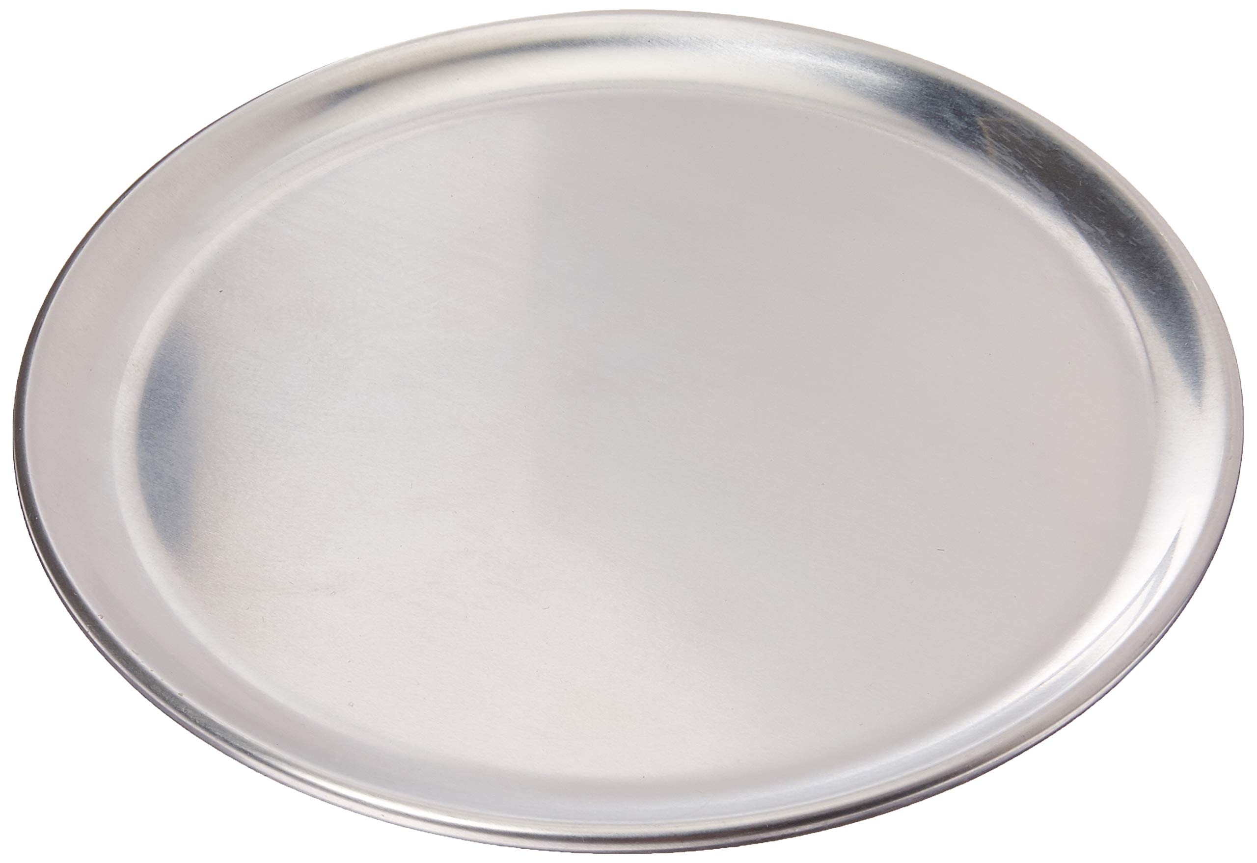 Winco Aluminum Coupe Style Pizza Tray, 8 inch - 1 each.