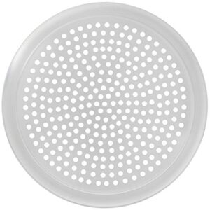 hubert perforated pizza screen millennium aluminum - 16"dia