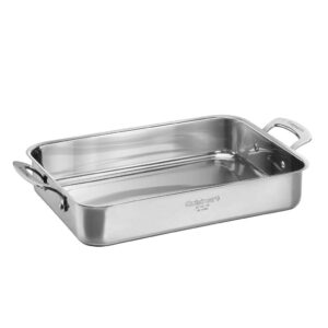 cuisinart 95119-135 forever stainless collection multi-use roasting pan, 13.5 inch, stainless steel