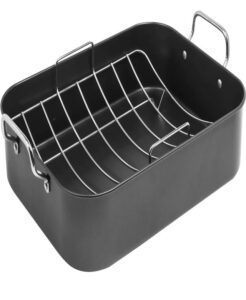 sedona kitchen carbon steel roaster with rack (1)