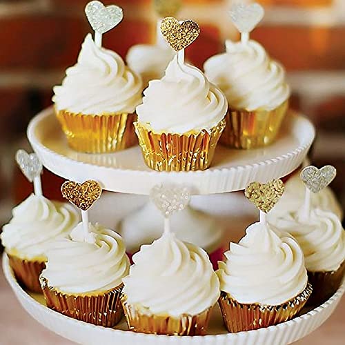 200 Pieces of Cake Paper Cups, Aluminum Foil Baking Cups, Suitable for Weddings, Kitchens, Birthday Parties, 8 Colors are Available (purple)