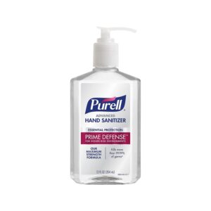 purell prime defense advanced 85% alcohol gel hand sanitizer, 12 fl oz. (3699-12)