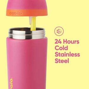 Owala Combo Pack Kids Flip - Stainless Steel - 14-oz. - Pink/Pink & Teal/Yellow