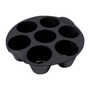 7 Cup Air Fryer Muffin Pan, 21cm Non-Stick Silicone Muffin Cake Cups Cupcake Baking Mold for Air Fryer Accessories, Perfect for Eggs Muffin, Cupcake Molds, Dishwasher Safe