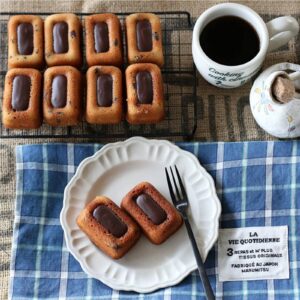 Elesinsoz 10 Cup Financier Cake Baking Pan Mini Brownie Bite Square Muffin Cupcake Small Banana Bread Loaf Meatloaf Cornbread Nonstick Madeleine Cookie All Edge Only Corner Individual Tin Tray Mold