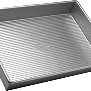 USA Pan Bakeware Muffin Pan, 12-Well, Aluminized Steel and Rectangular Cake Pan, 9 x 13 inch