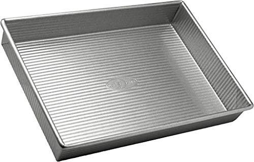 USA Pan Bakeware Muffin Pan, 12-Well, Aluminized Steel and Rectangular Cake Pan, 9 x 13 inch