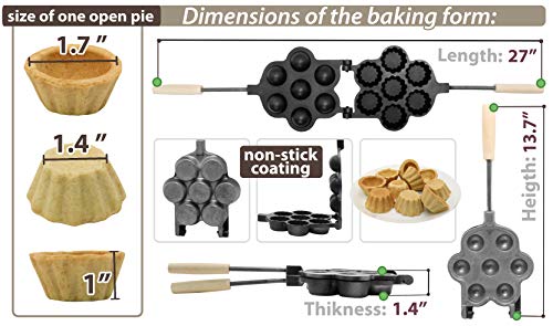 Mini Muffins Open Pies Cookie Maker Non-stick Cookies Pastry