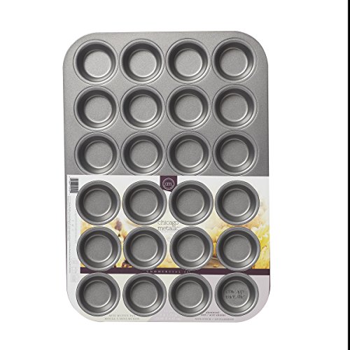 Chicago Metallic Commercial II Non-Stick 24 Cup Mini Muffin Pan