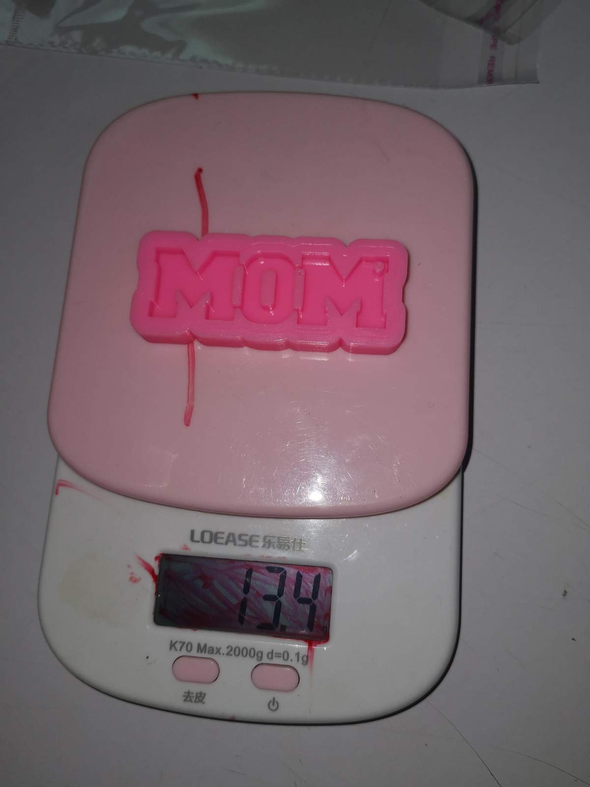 Silicone Mom Letter Mould DIY Chocolate Cupcake Cake Muffin Baking Mold for Best Mom Mother's Day Celabration Holiday Party Making Cake Balls, Muffins, Cupcakes, and Candies