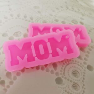 Silicone Mom Letter Mould DIY Chocolate Cupcake Cake Muffin Baking Mold for Best Mom Mother's Day Celabration Holiday Party Making Cake Balls, Muffins, Cupcakes, and Candies