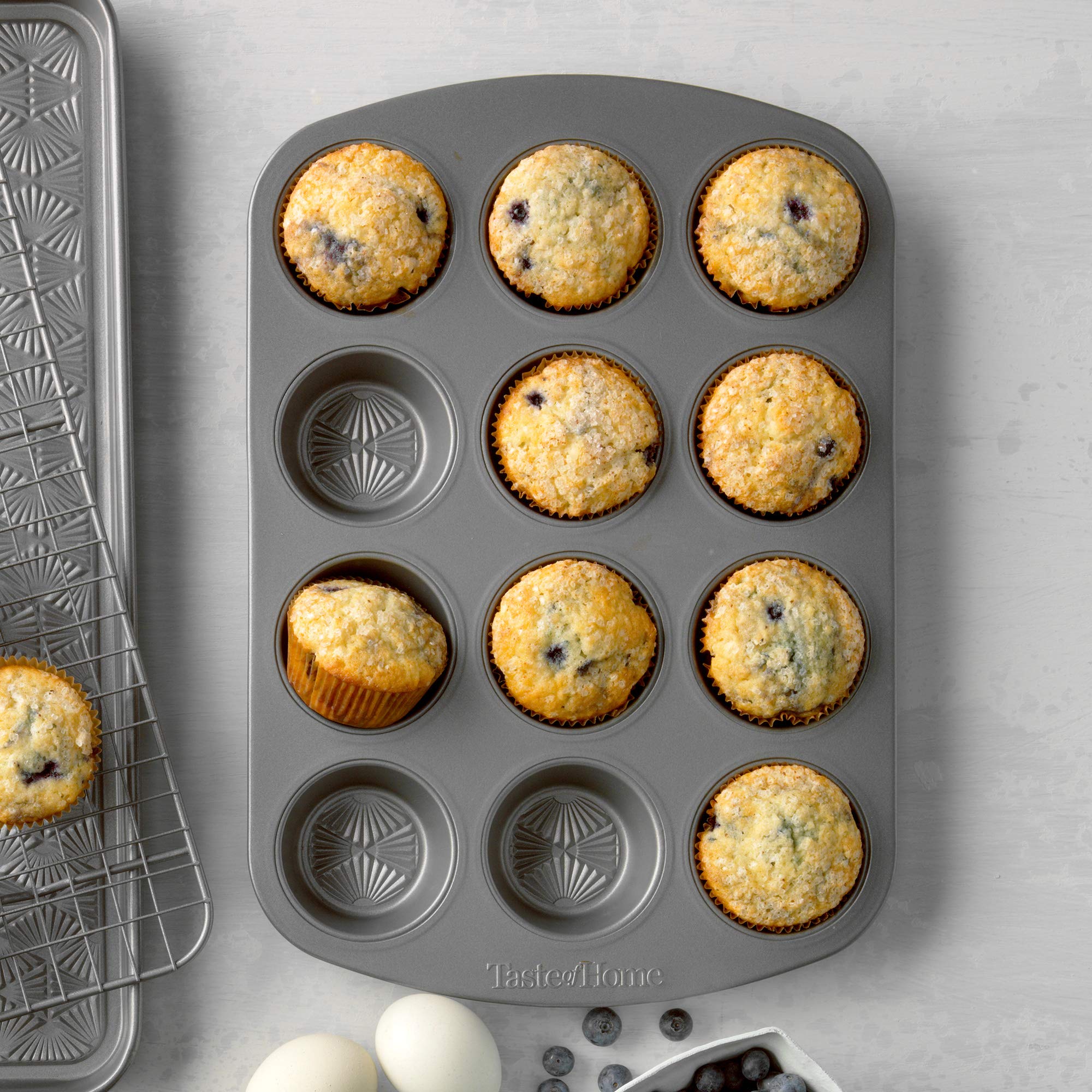 Taste of Home® Set of 2-12-cup Non-Stick Metal Muffin Pan