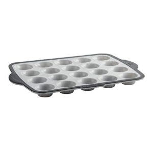 Trudeau Structure Silicone Pro 20 Cavity Mini Muffin Pan, Marble