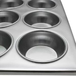 TrueCraftware 24 Cup Aluminum Muffin Pan 3-1/2 oz each cup- Cupcake Baking Pan Bakeware Cupcake Pan Great for Making Muffin Cakes Tart Bread Shortcakes Brownies for Home and Kitchen