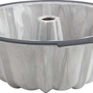 Trudeau 'Structured Silicone Pro' Fluted Cake Pan, Marble-color, 10Cup