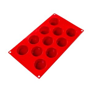 Fat Daddio's SMF-022 Silicone Bakeware 11-Cavity Muffin (1.7 oz)