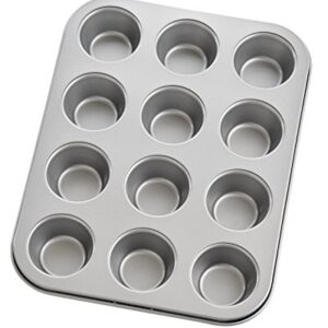 Mrs. Anderson's Baking 12-Cup Mini Muffin Pan, Carbon Steel with Non-Stick Coating, PFOA Free, 10-Inches x 7.5-Inches