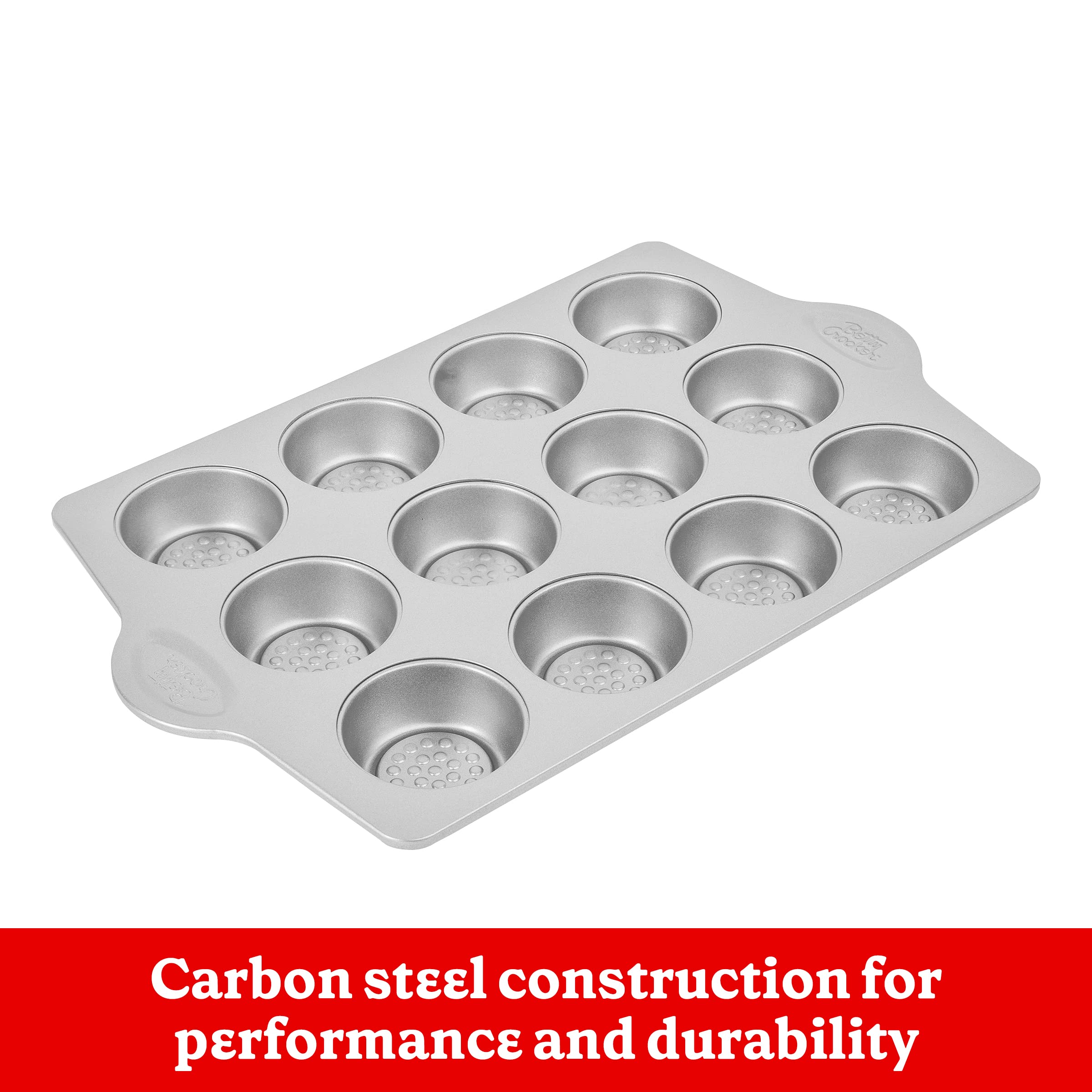 Betty Crocker Carbon Steel 12 Cup Muffin Pan