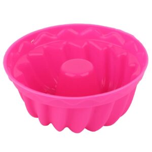 Hapivida Silicone Cupcake Molds, 12Pcs Mini Fluted Round Silicone Baking Mold Silicone Donut Pans, Non-stick Reusable Mini Pumpkin Silicone Cupcake Baking Cups