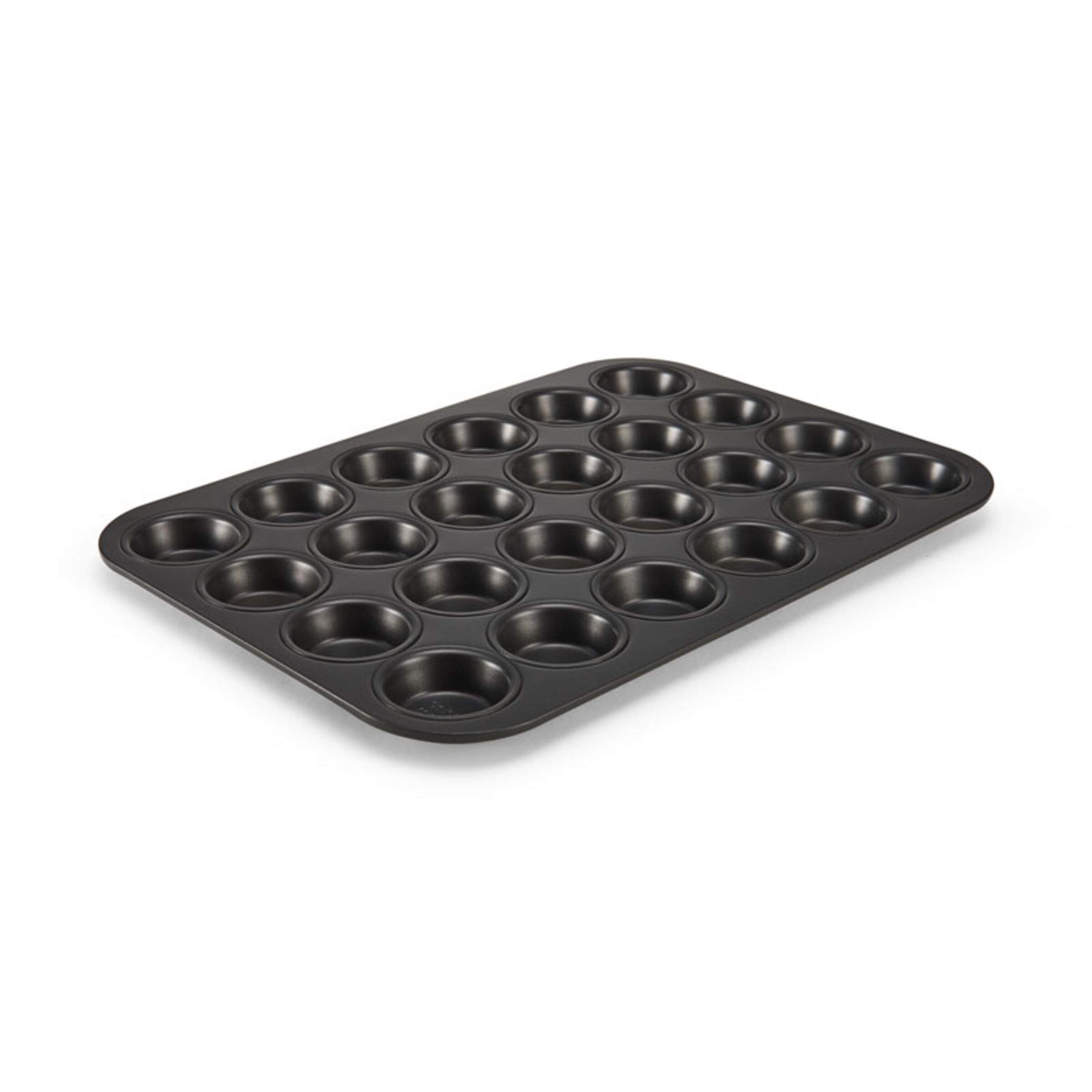 Chicago Metallic Pro Non-Stick Mini Muffin Pan, 24-Cup, Gray