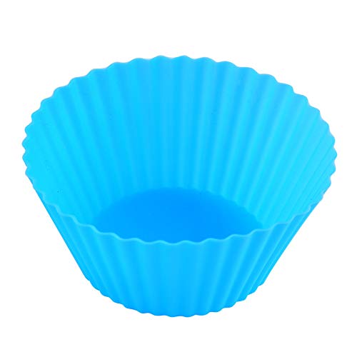 Silicone Cupcake Cups Pack of 24.Reusable Silicone Baking Cups,Multicolor Muffin Liners .Resistance High Temperature. Silicone Cups for Baking