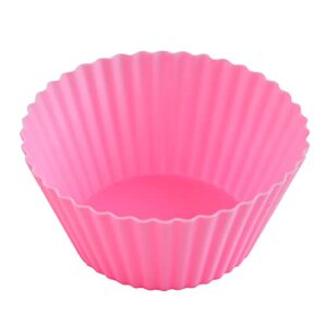 Silicone Cupcake Cups Pack of 24.Reusable Silicone Baking Cups,Multicolor Muffin Liners .Resistance High Temperature. Silicone Cups for Baking