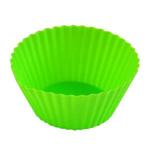 Silicone Cupcake Cups Pack of 24.Reusable Silicone Baking Cups,Multicolor Muffin Liners .Resistance High Temperature. Silicone Cups for Baking