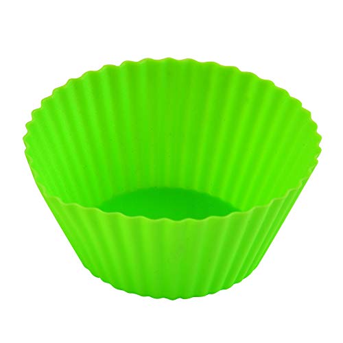 Silicone Cupcake Cups Pack of 24.Reusable Silicone Baking Cups,Multicolor Muffin Liners .Resistance High Temperature. Silicone Cups for Baking