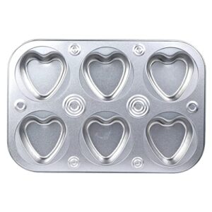 Heart Shaped Muffin/Cupcake Pan, 10.5x7-in