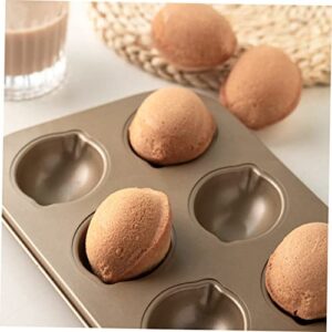 Yardwe 3pcs non stick baking pan non stick baking sheet lemon mold brownie mold tray mini donuts cake pan food cooking pan lemon shaped baking mold baking lemon shape mood candy